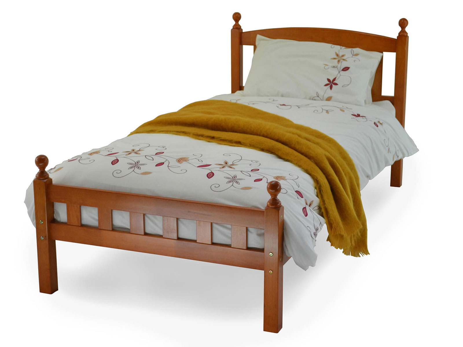 3ft Single Sleep To Go Florence Bedstead in White