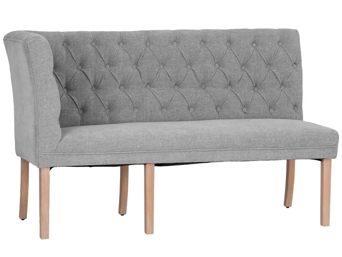 The Furniture Mill Chair Collection Corner Bench CH104 Part 2 in Grey