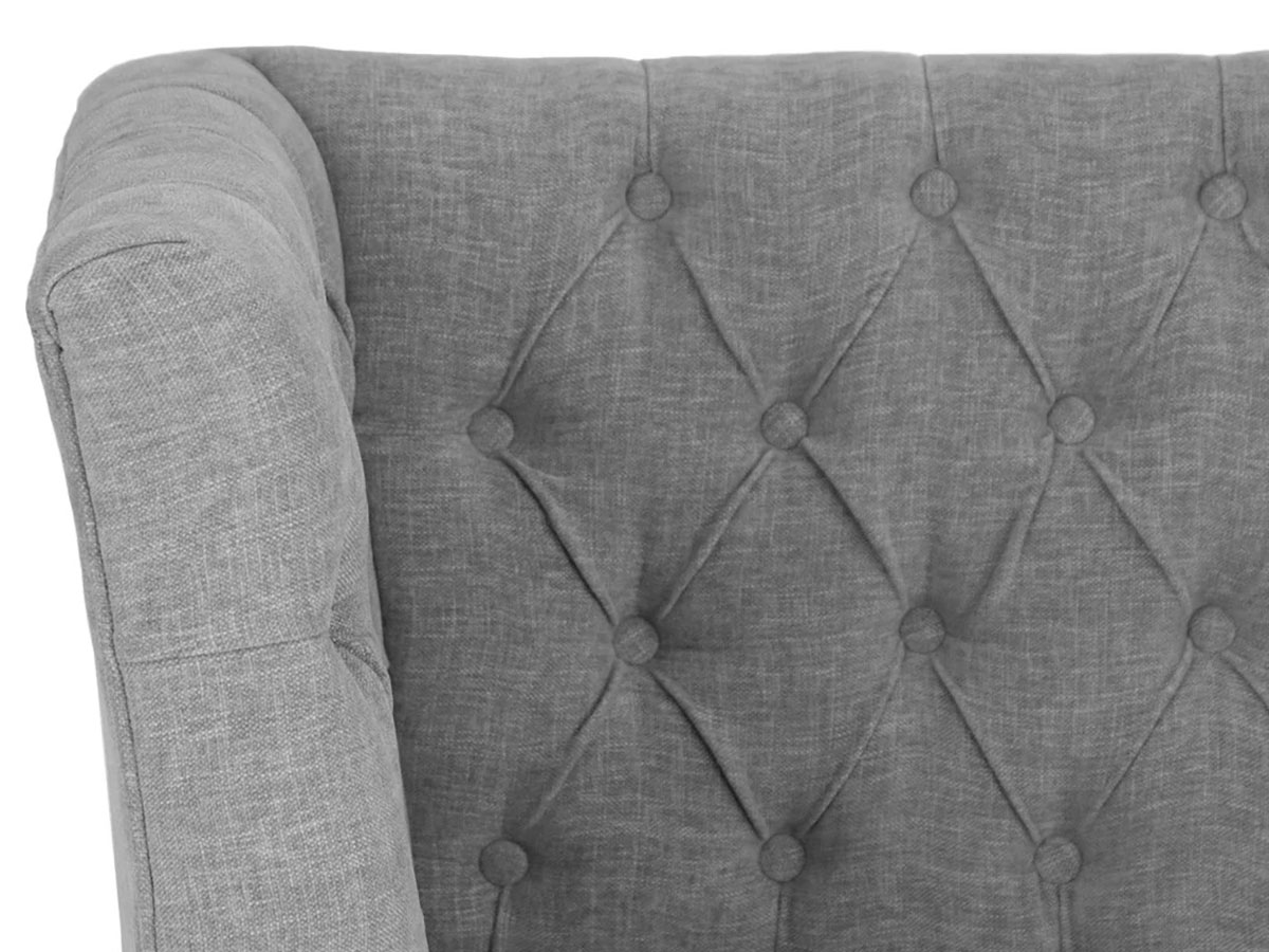 The Furniture Mill Chair Collection Corner Bench CH104 Part 2 in Grey