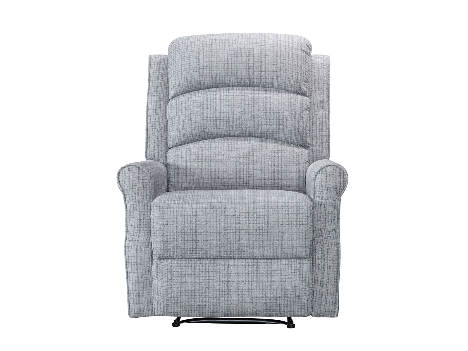 Kyoto Baxter Recliner Chair in Grey Weave