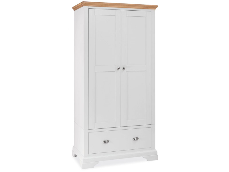 Bentley Designs Hampstead Double Wardrobe in Two Tone From The Sleep Shop